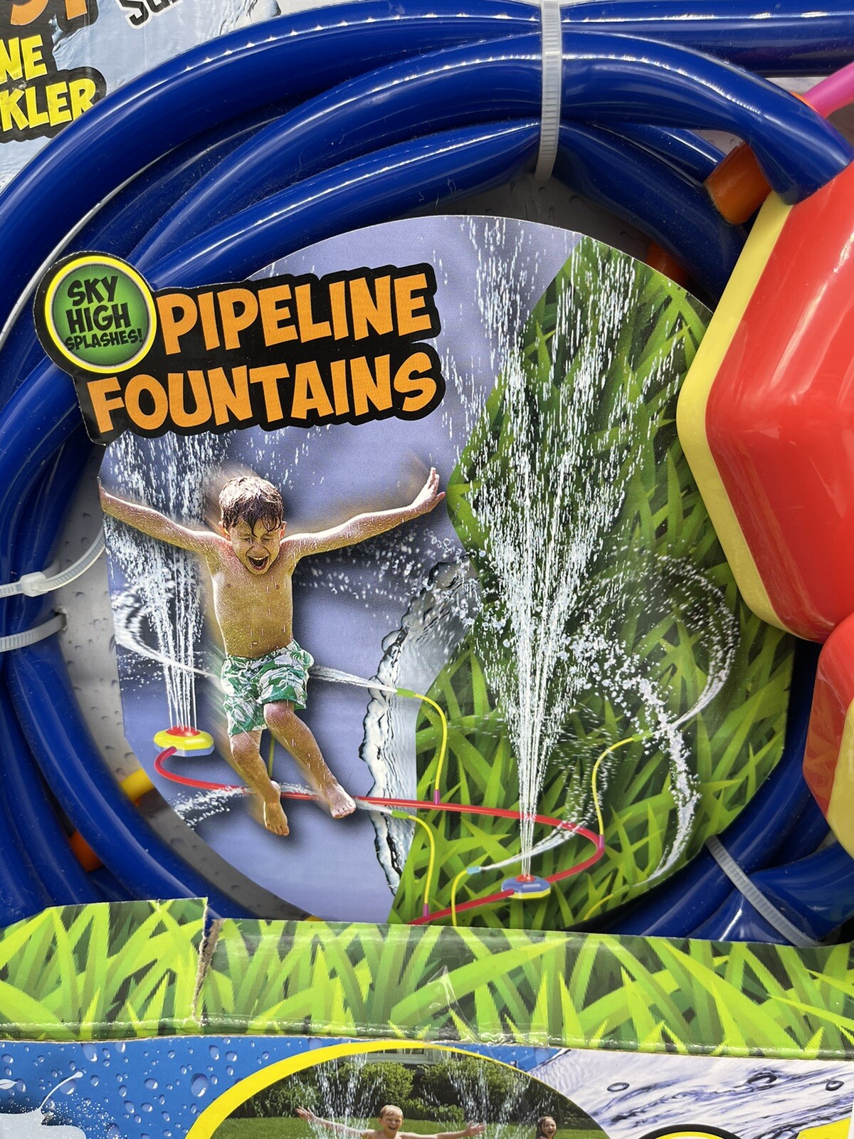 Hydro Twist Pipeline Sprinkler Water Backyard Fun Kids Children for ...