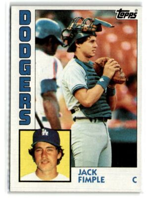 1984 Topps BASEBALL #263 Jack Fimple Rookie Los Angeles Dodgers | eBay
