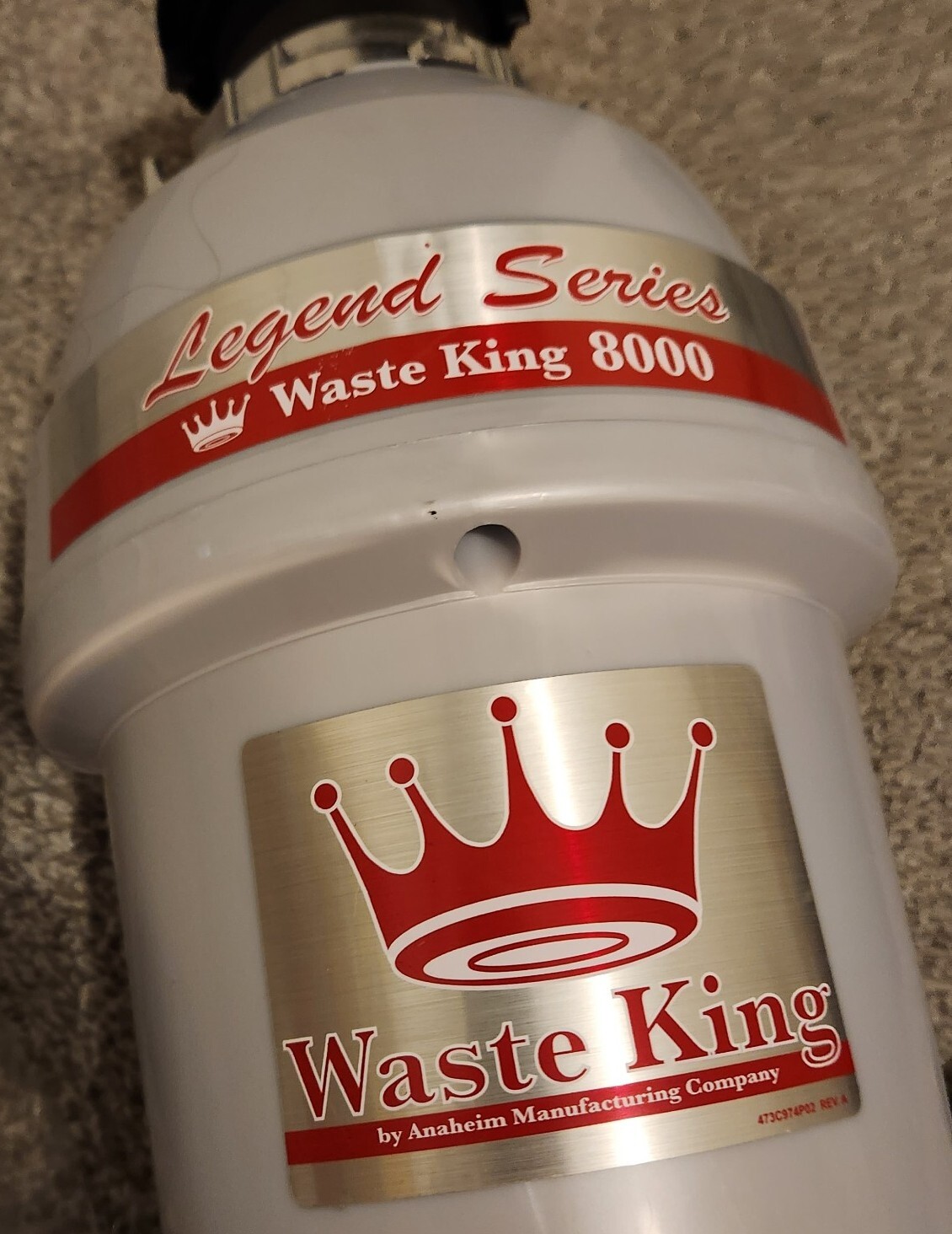 Waste King L-8000 1HP 2800RPM 115V Garbage Disposal for sale online | eBay
