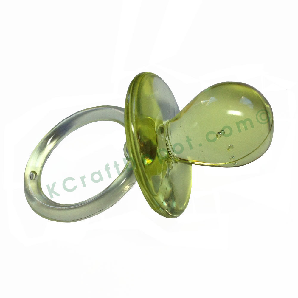 2-1/2" Clear Pacifiers Baby Shower Party Game Decoration Favors U-Pick ...