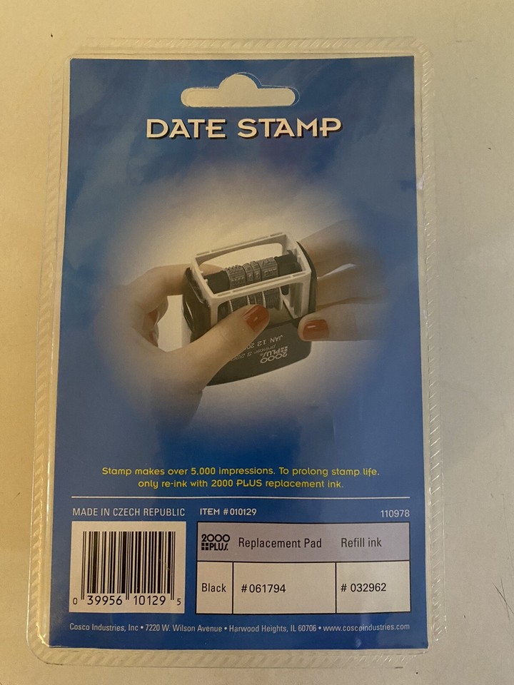 Cosco 2000 Plus Printer S-220 Self-Inking Dater, Black Ink | eBay