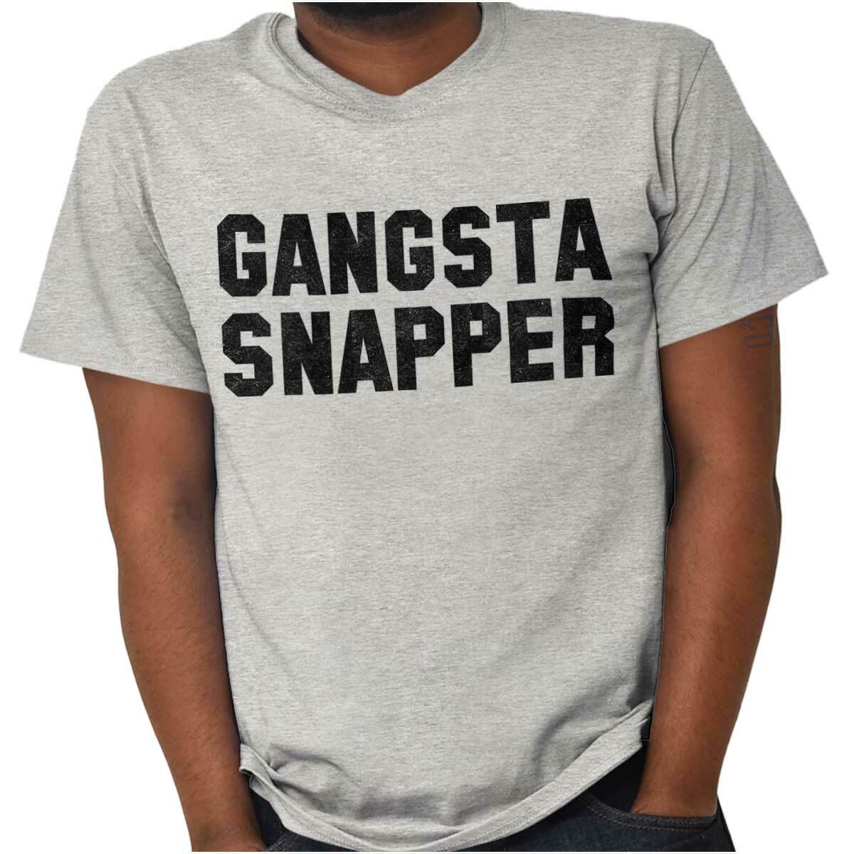 Gangsta Snapper Funny Photgrapher Joke Gift Womens or Mens Crewneck T ...