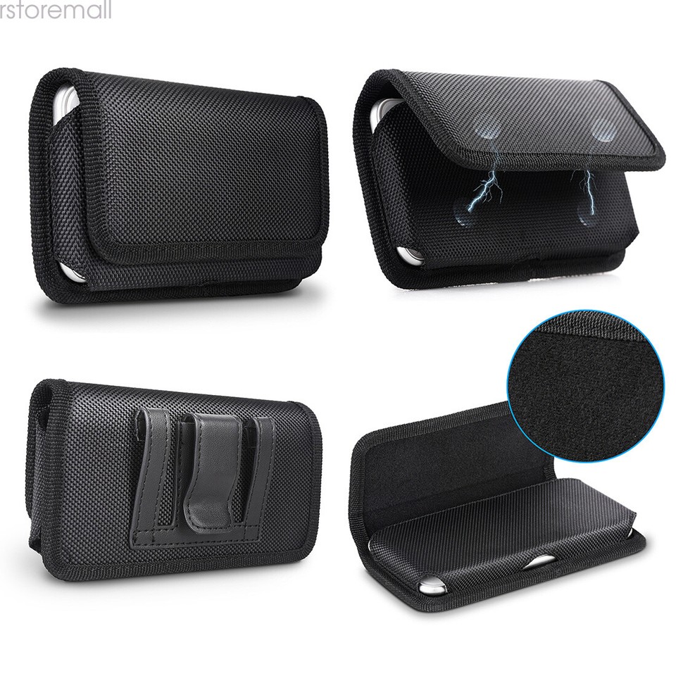 Horizontal Cell Phone Waist Belt Clip Holster Loop Bag Pouch Holder ...