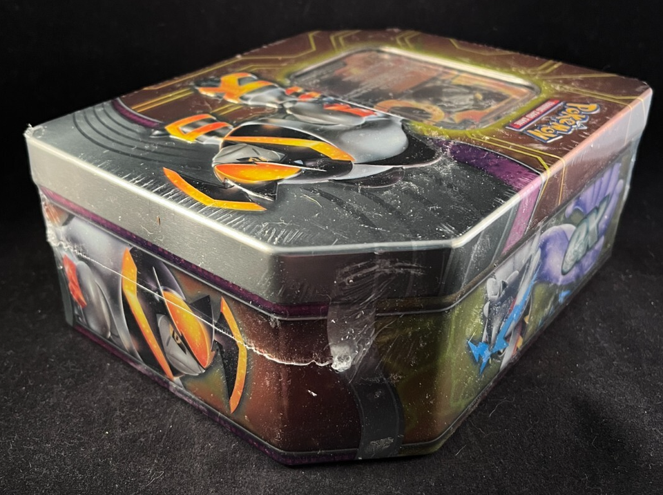 Pokémon - Paradox Destinies Tin - Iron Boulder EX - 5 Packs & 1 Foil ...