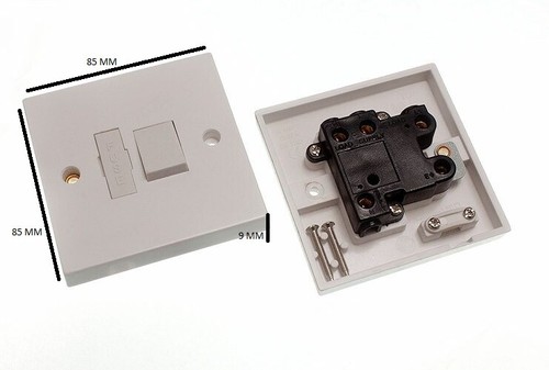 NEW 2 X Electric Switched Spur Junction Box with Fused Spur ...