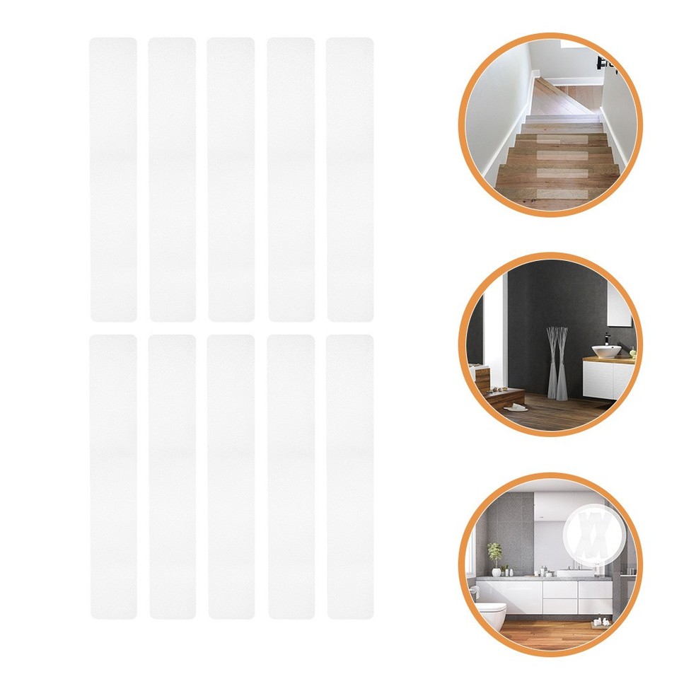10 Pcs Non-slip Bathroom Floor Tapes Bathtub Shower Stickers Floor ...