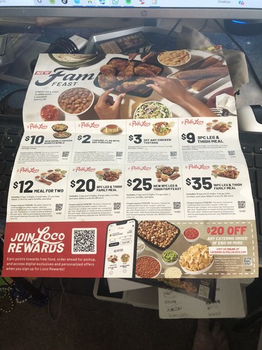 One Sheet Of El Pollo Loco Coupon | eBay