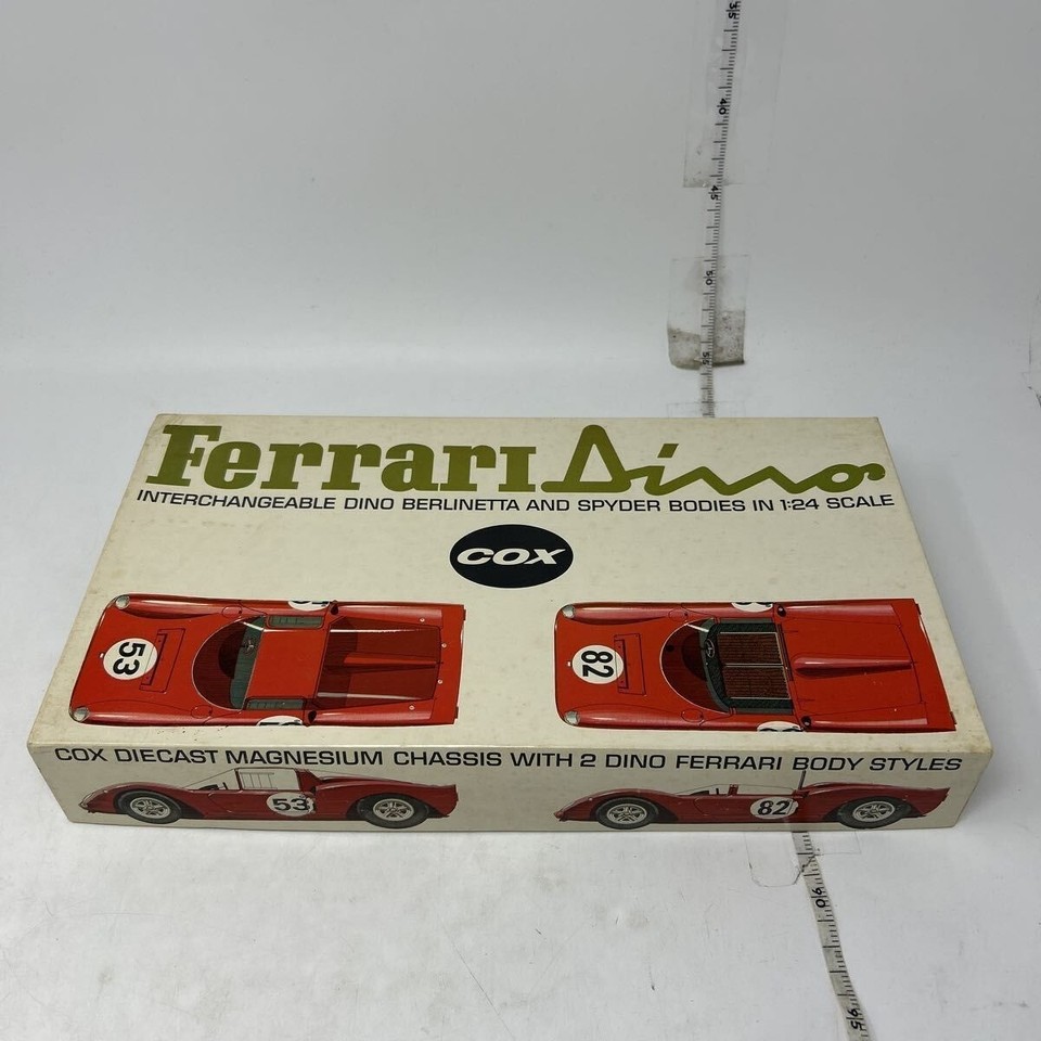 Cox Slot Car 1/24 Ferrari Dino Vintage 20312201T NEW With Box | eBay