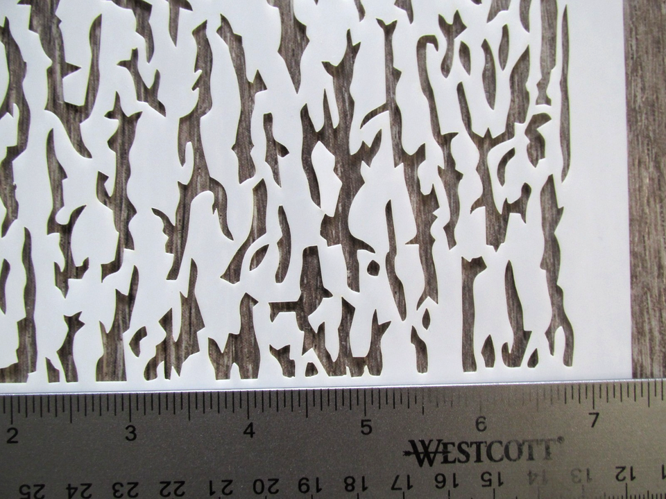 Tree Camo Stencil Reusable 10 Mil Mylar Tree Bark, Camo, Nature | eBay