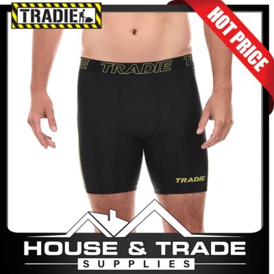 Tradie Trunks Long Leg Compression 2 Pack LARGE Nylon / Elastane ...