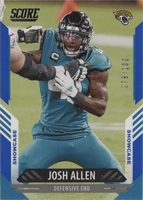 2021 Score - Josh Hines-Allen #178 Showcase /100 for sale online | eBay