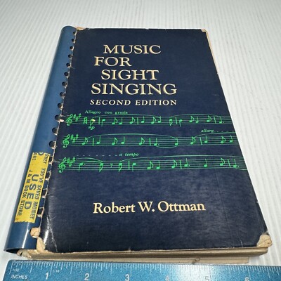 Music For Sight Singing Second Edition Ringbound Book 1967 By Robert W ...