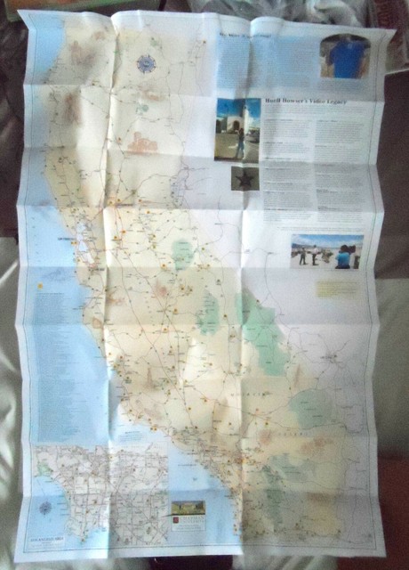 Huell Howser California's Gold Special Edition Guide Map Road Trip AAA ...