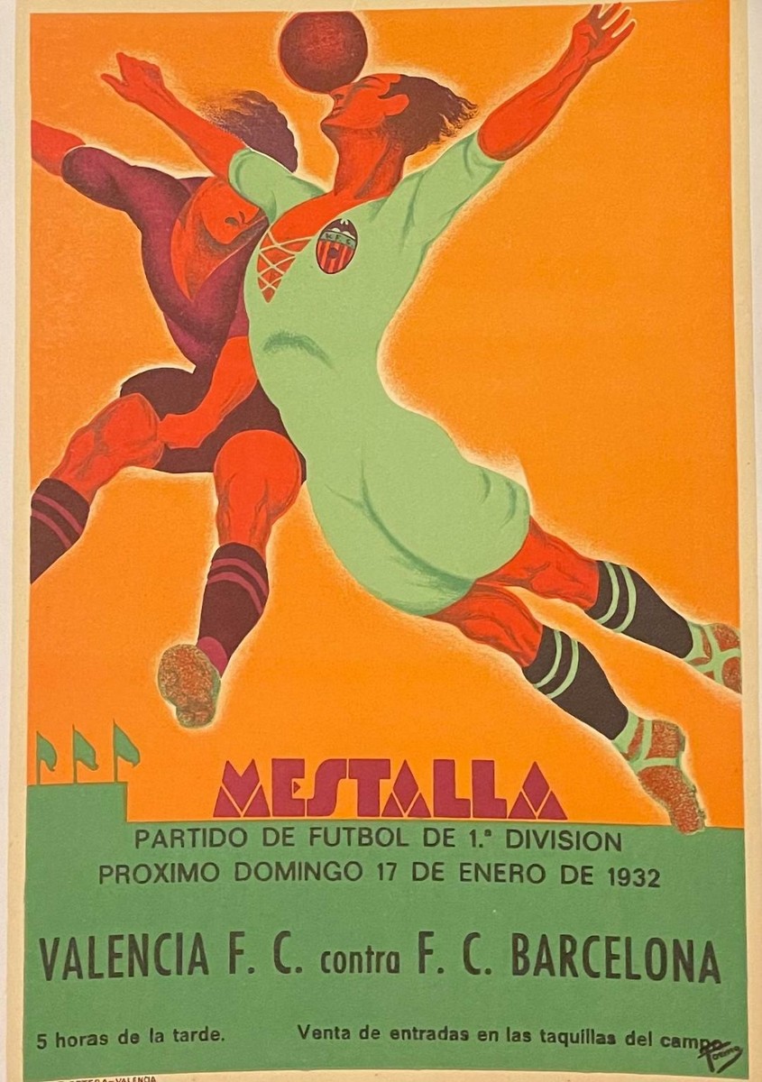 Vintage Soccer Poster