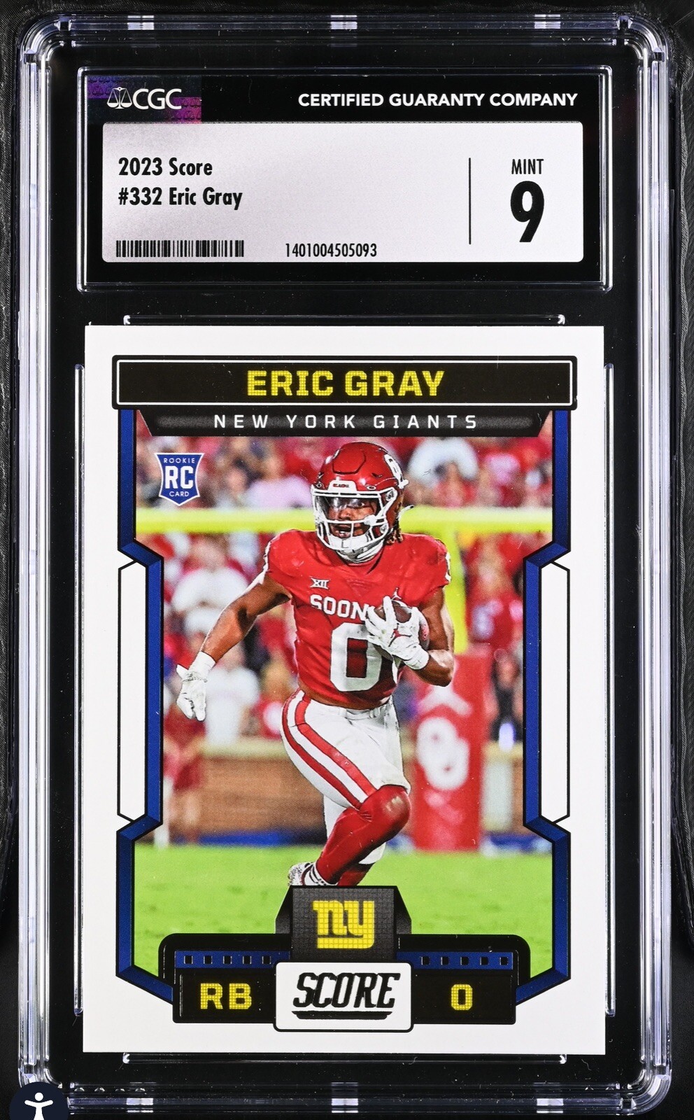 2023 Score - Rookies #332 Eric Gray (RC) for sale online | eBay