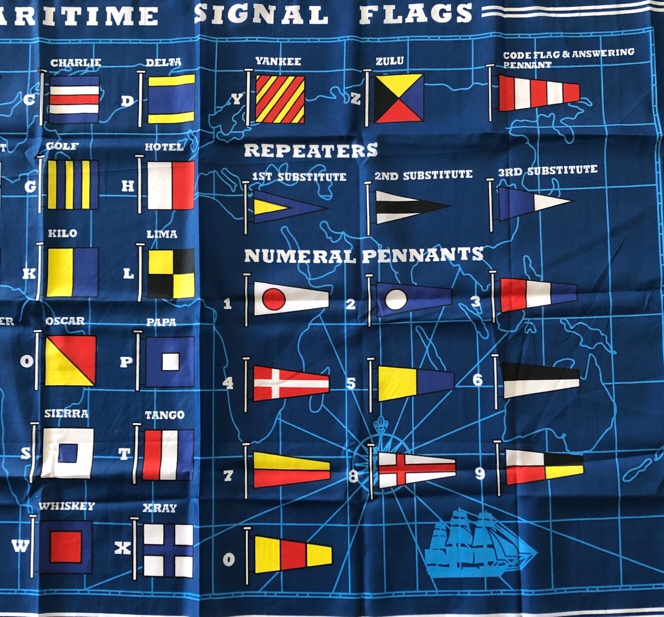 Maritime Signals Flag Flag Large Chart Nautical Flag | eBay