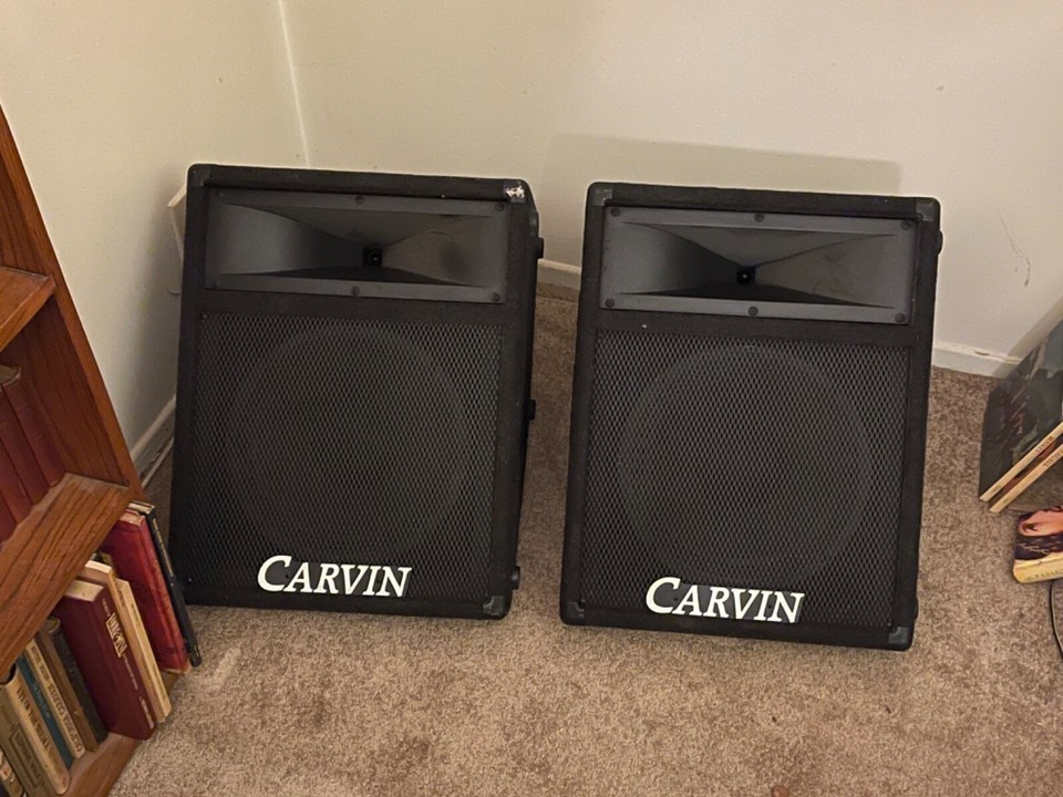 CARVIN 722 Stage Wedge Monitors 12 in speaker 200 watts - $140 or $250 ...