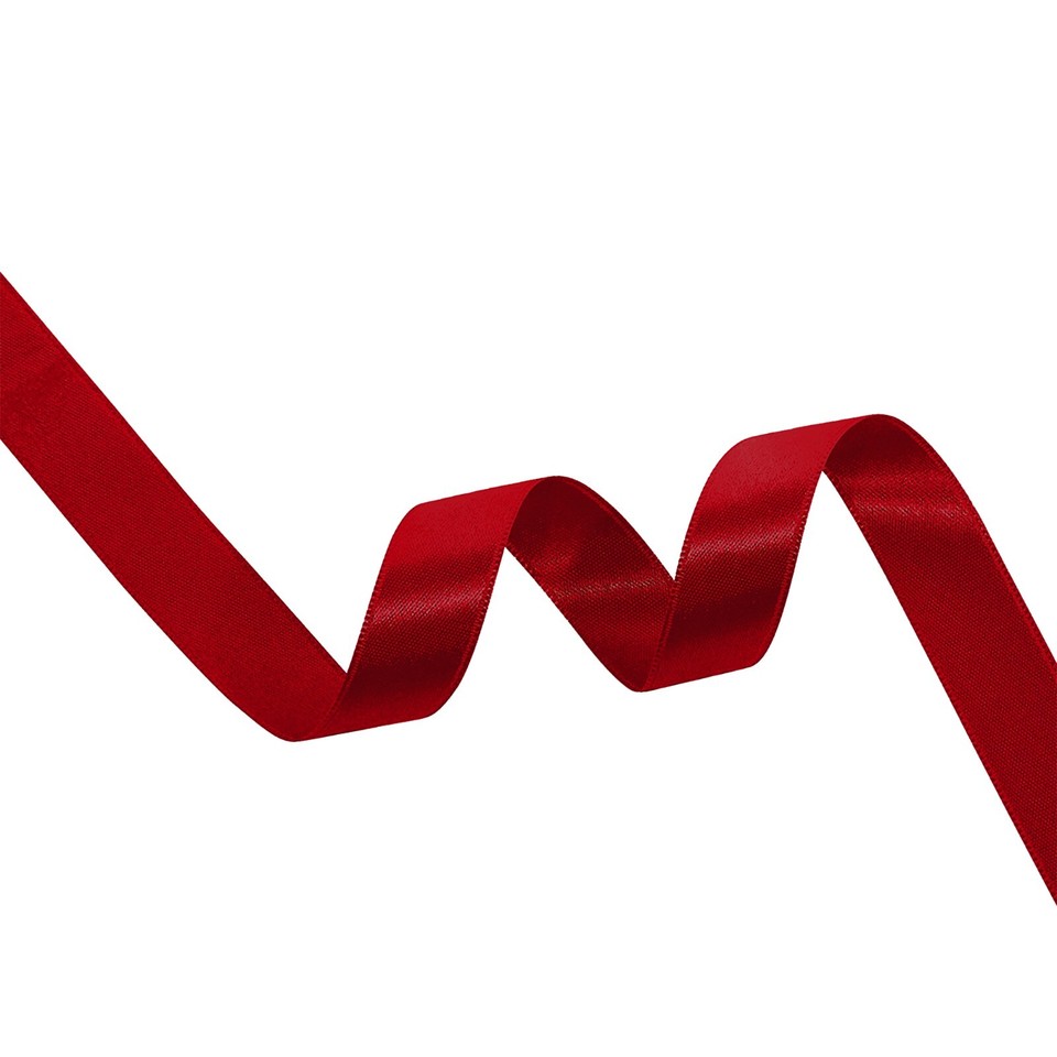 91.4m Nastro di Raso a Doppio Lato 7/10/15/25mm Poliestere Rotolo per ...