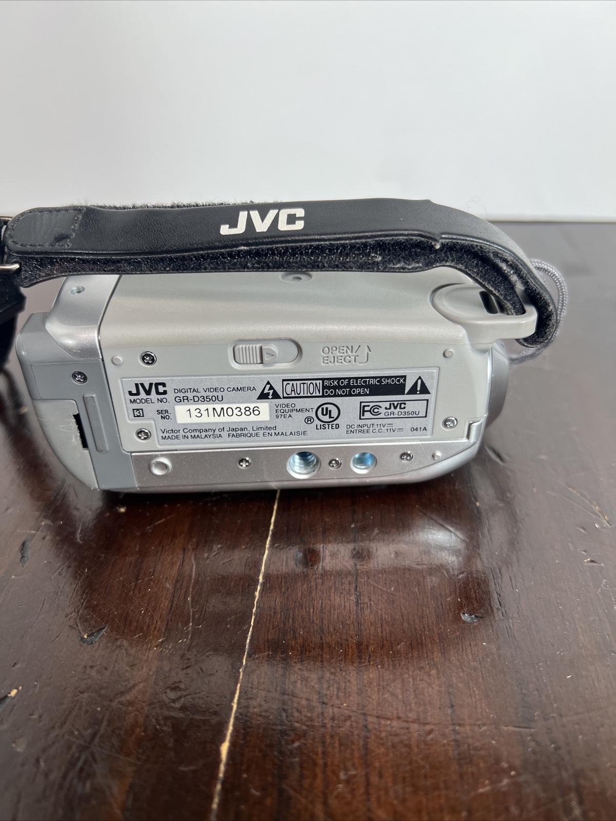 JVC GR-D350U Digital Video Camera Mini DV Camcorder ** Untested No ...