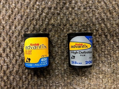 KODAK ADVANTIX FILM High Definition 200 speed 25 exp. and Advantix 400 ...