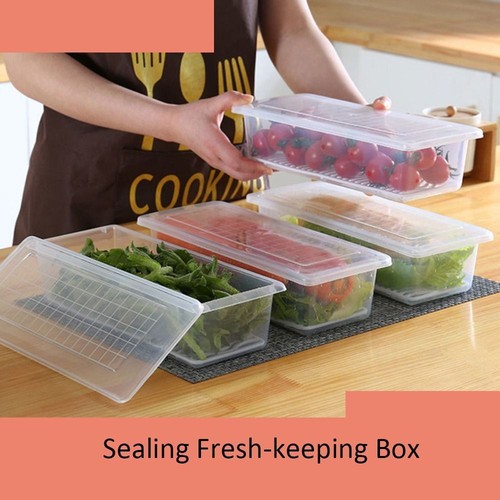Ginger Storage Container Food Preparation Holder Vegetable Boxes With ...