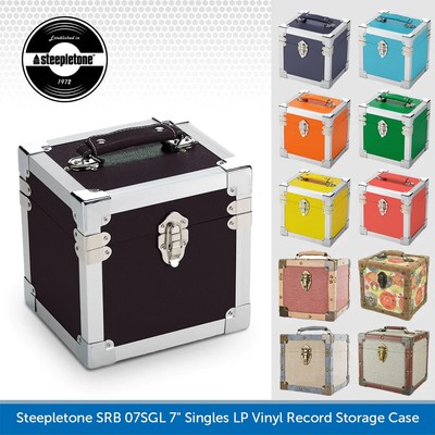7" Vinyl Record Storage Box Flight Carry Case 7 Inch LP Album ...