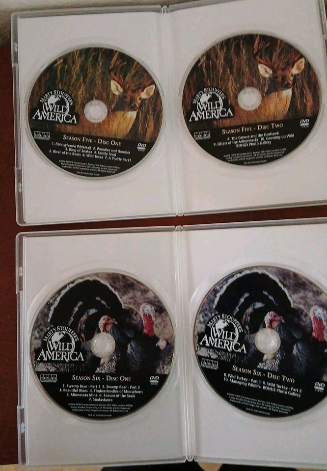 Marty Stouffers Wild America PBS Series 24 Disc DVD Box Set 12 Seasons ...