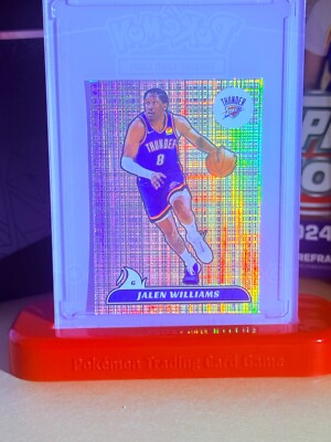24-25 PANINI NBA STICKER/CARD JALEN WILLIAM PRIZM STICKER | eBay