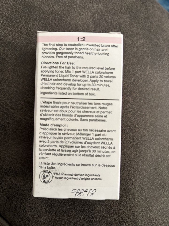 Wella Color Charm Permanent Liquid Toner T05 1.4 fl Oz | eBay