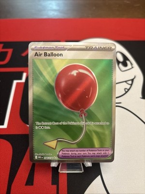 Pokémon TCG Mega Evolution Air Balloon 166/132 Secret Rare Near Mint NM ...
