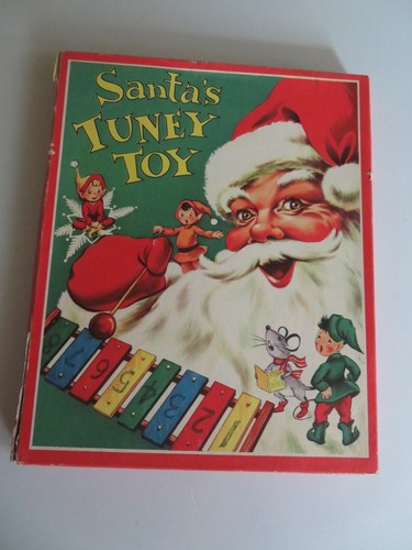 1956 POP UP Xylophone Santa's Tuney Toy Book with Box Complete ...