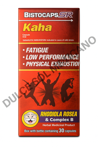 BistoCaps SR Kaha – 30 Capsules – Rhodiola Rosea + B Complex & Folic ...