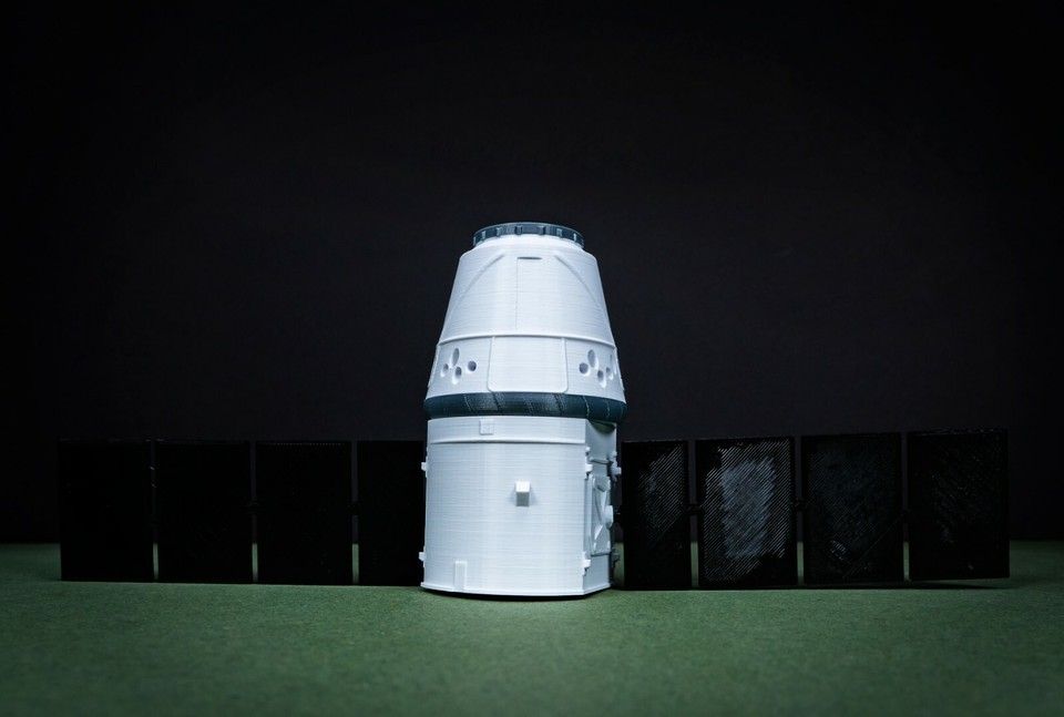 DRAGON Cargo Plastic model Capsule SpaceX Spacecraft 3D Print | eBay