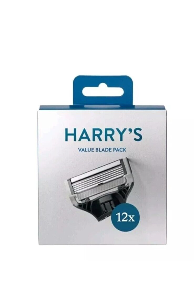 🟢 Harry's Razor Refill Blades Cartridges Shaver Trimmer Original 4 8 12 ...