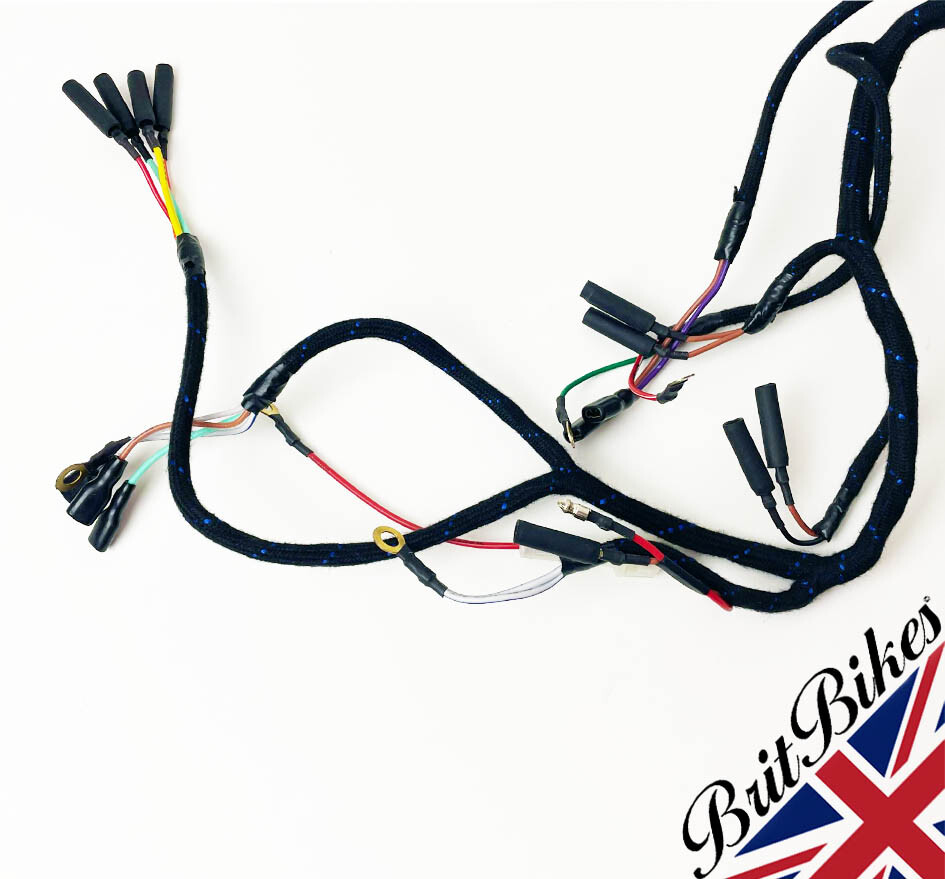 LUCAS MAIN WIRING HARNESS BSA BANTAM WIPAC S4609 D10 D14 D175 B175 ...