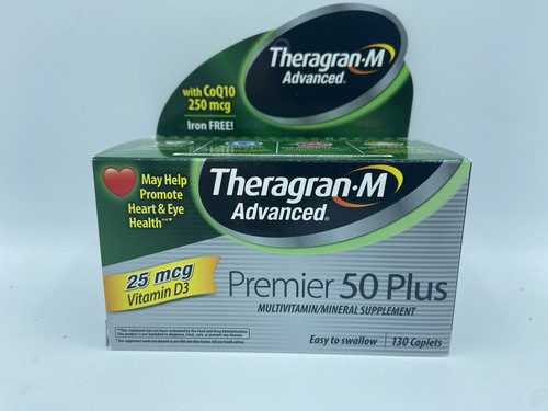 THERAGRAN-M Premier 50 Plus Multivitamin Mineral Supplement 130 Count Exp 03/23 311917199238 | eBay