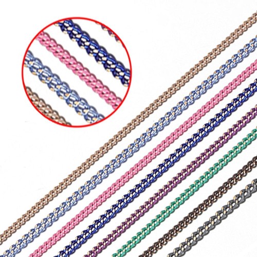 Colorful Chain Necklace Bracelets Chains Jewelry Making Components ...