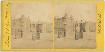 Stereoview Circa 1870. Holyrood Palace, Edinburgh. Écosse. Scotland | eBay