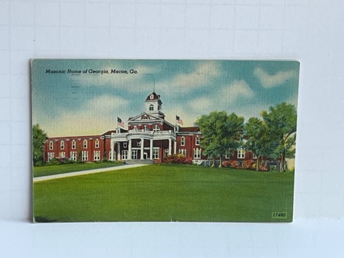 Masonic Home of Georgia Macon Georgia GA Postcard A42 | eBay