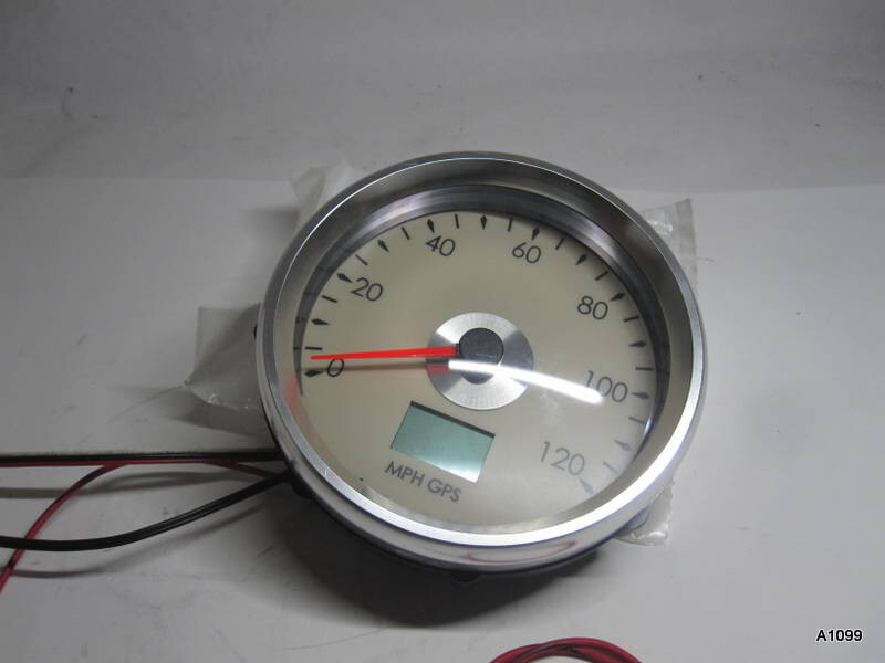 SpeedHut Universal 4" GPS Speedometer 0-120 mph Plug&Play w/ Securing ...