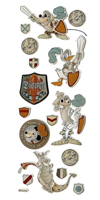 DISNEY DIMENSIONAL STICKERS "MICKEY KNIGHT 1 " BY EK SUCCESS OUT OF THE ...