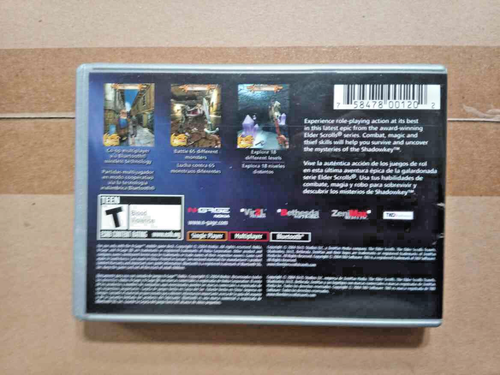 Elder Scrolls Travels Shadowkey NTSC Game CIB Nokia N-Gage Video Game ...