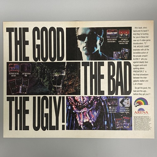 NINTENDO GAME BOY TERMINATOR T2 ALIEN 3 PREDATOR 2 1992 VINTAGE RETRO ...