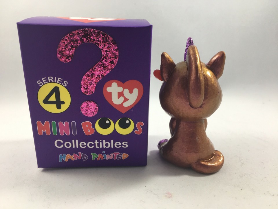 2019 TY Beanie Boos Mini Boo SUNSET Unicorn SERIES 4 Collectible Figure ...