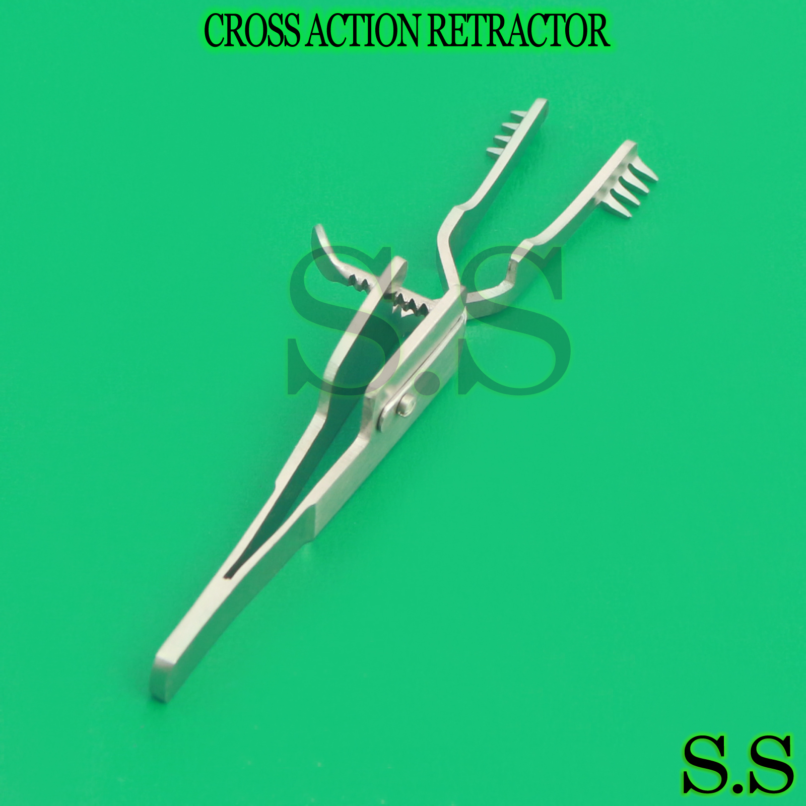 New set of 4 Automatic (Cross Action) Heiss Skin Retractor 4" Blunt,4X4 ...