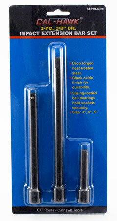 Cal-Hawk 3pc 3/8" Drive Impact Extension Bar Set | eBay