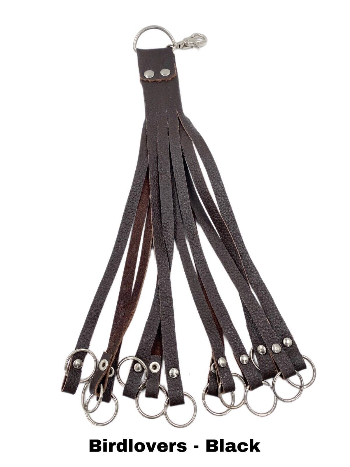 Leather Hunting Game 12/6 Birds/Duck/Pigeon Hanger Carrier Strap BLACK ...