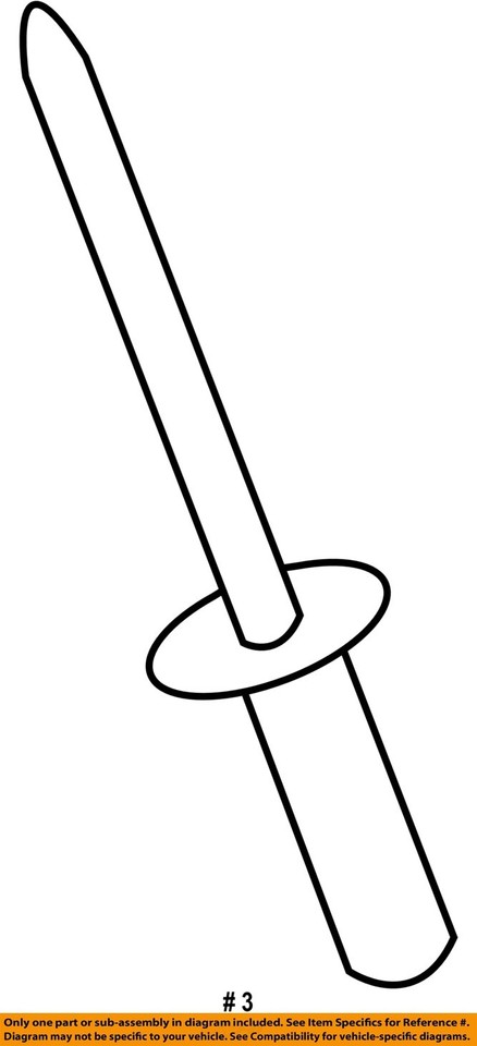 CHRYSLER OEM Exterior-Cab-Mud Flap Splash Guard Rivet 6035201 | eBay