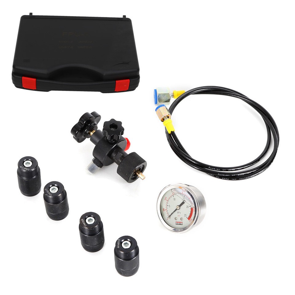 Hydraulic Accumulator Nitrogen charging Filling Kit Gas Valve test Set ...