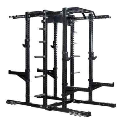French Fitness DHR80 Double Half Rack / Cage | eBay